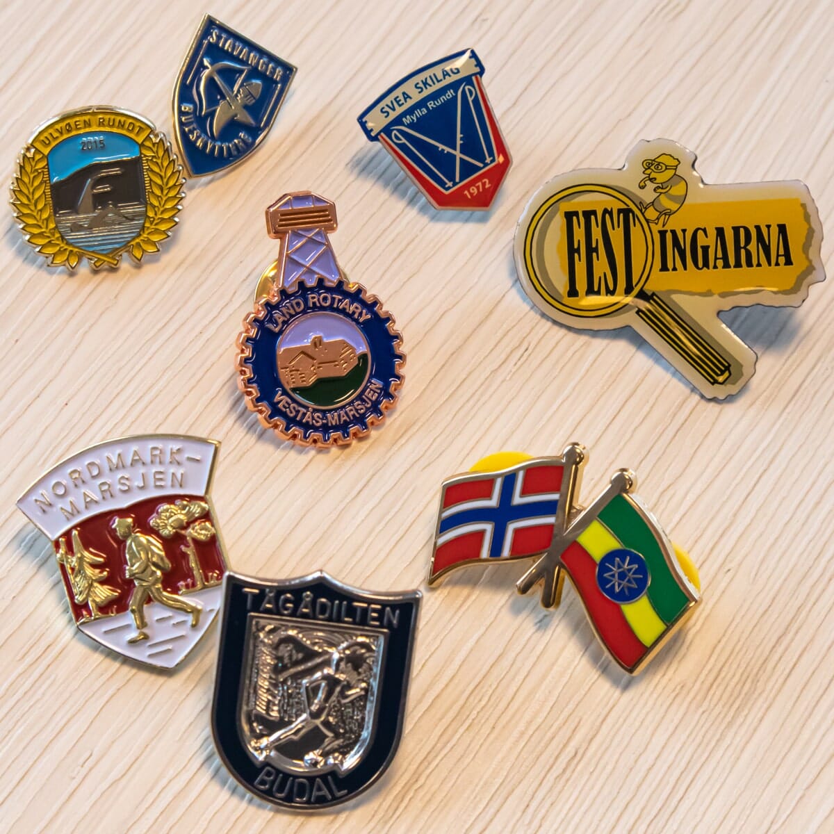 Pins med logo - PREMIESKAPET