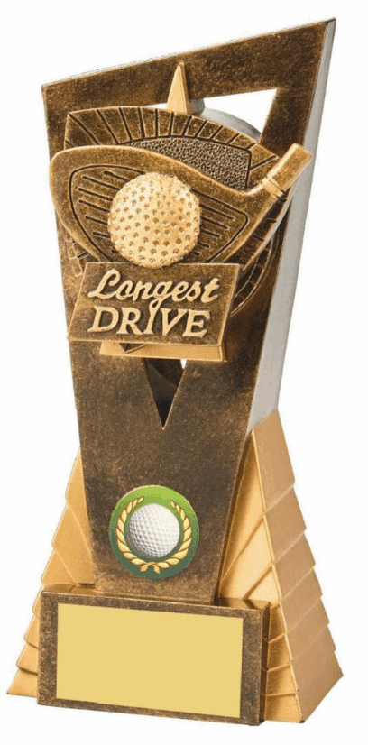 Resin statuett 18 cm longest drive - PREMIESKAPET