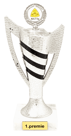 SORTE ENKE POKALER I 4 STØRRELSER - PREMIESKAPET